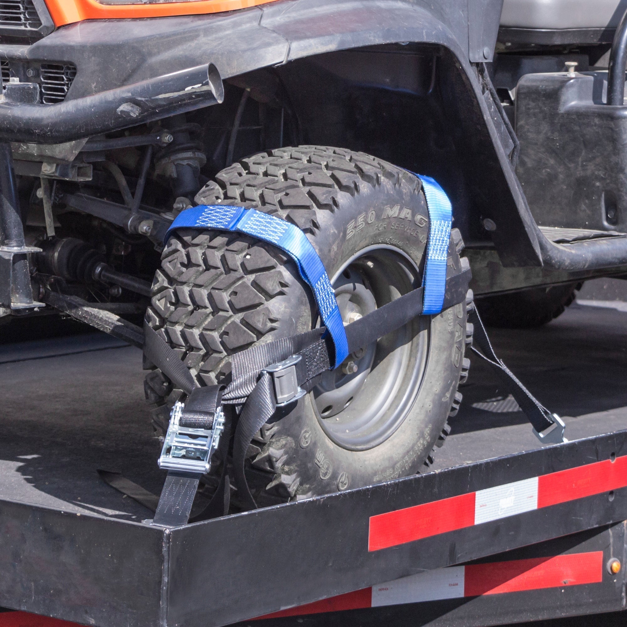 Over Wheel Ratchet Straps: Guide to Secure UTV and Vehicle Transport ...