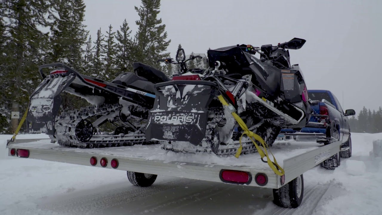 Snowmobile Strap Guide for Secure Trailering and Transport - PowerTye