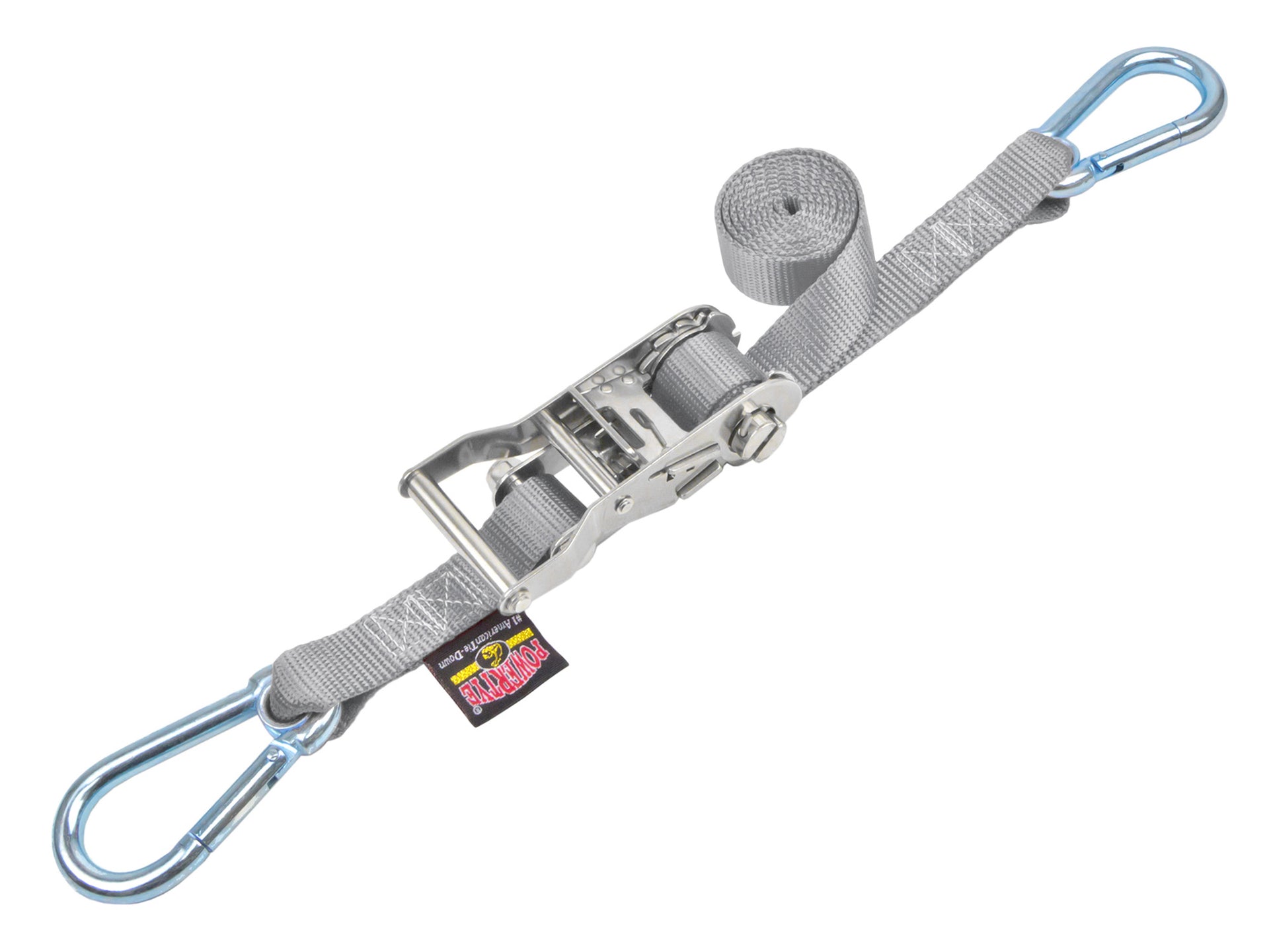 1in EASY GRIP ENDLESS - STAINLESS STEEL RATCHET STRAP (each) – PowerTye