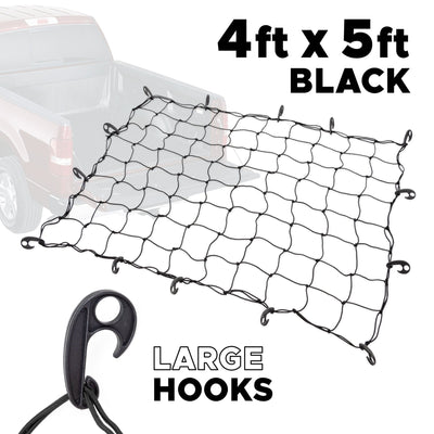 Large Cargo Nets – Heavy-Duty Elastic Net Kits by PowerTye