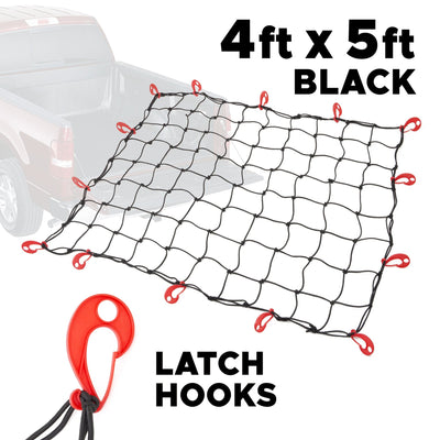 Large Cargo Nets – Heavy-Duty Elastic Net Kits by PowerTye