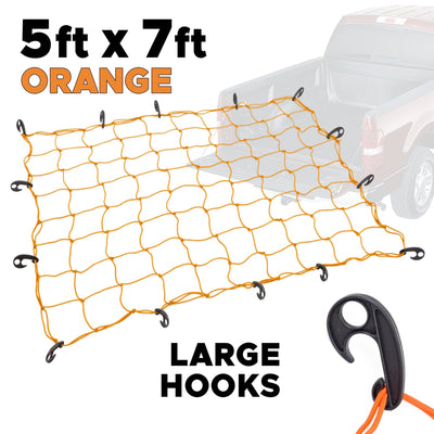Large Cargo Nets – Heavy-Duty Elastic Net Kits by PowerTye